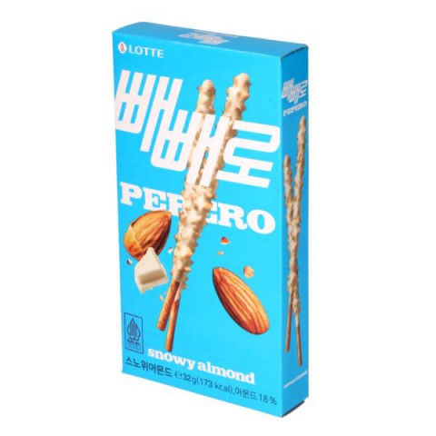 Pepero Snowy Almond 32g Lotte