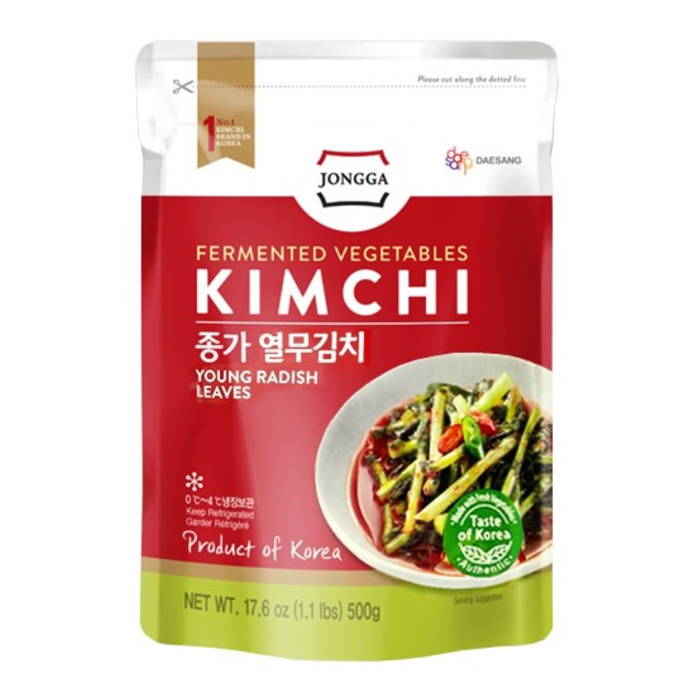 Buy Yeolmu Kimchi 500g Jongga – Daikon leaf (radish greens) kimchi